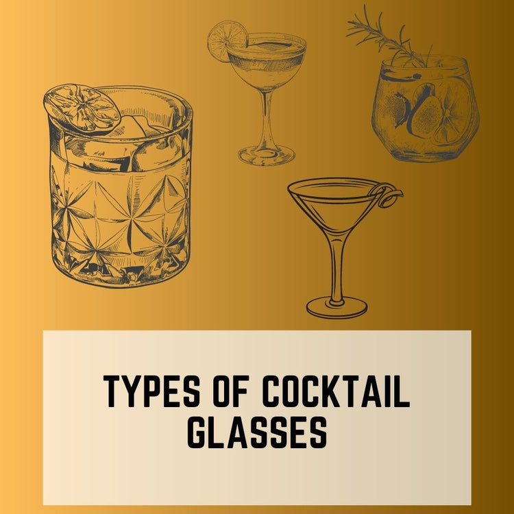 15 Types of Cocktail Glasses Explained - Aged & Charred
