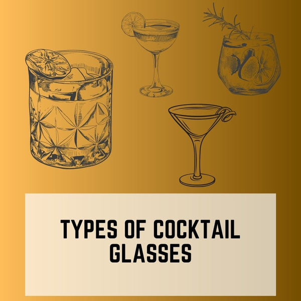 15 Types of Cocktail Glasses Explained - Aged & Charred